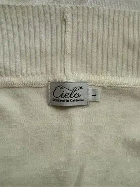 Cielo | Sweaters | Cielo Cream Openfront Shawl Collar Cardigan Nwt Size ...